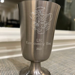 Pewter Chalice Personalised Gift Custom Engraved Chalice Gift English ...