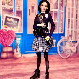 Skinny Dress in Shiny Pearl Color for Pullip Blythe Obitsu - Etsy