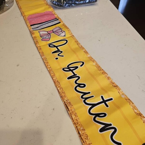Custom Graduation Stole Class of 2025, Personalized Teacher Graduation ...