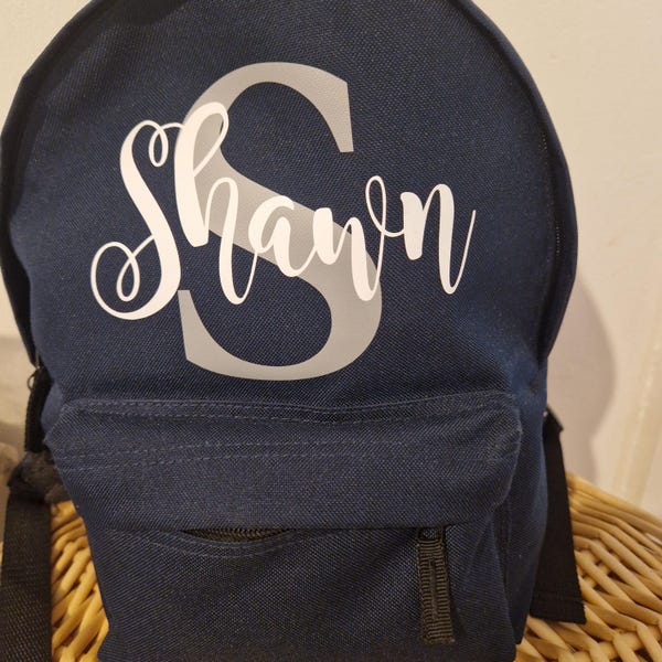 Personalised 9 Litre Backpack Water Bottle Lunch Bag Pencil Case Back ...