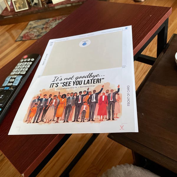 JW Goodbye Card | JW Farewell Card | Moving Away Card | JW Circuit ...