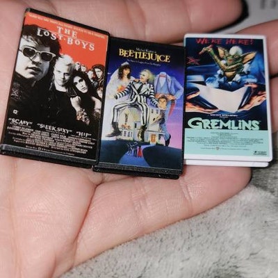 Mini 1:6 VHS K-Z Titles Tapes Choose the Movie Retro Miniatures 80's ...