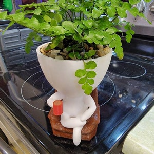 Gummy Bear Planter Pot / Pen Pencil Holder, Teddy Bear Desk Pot, Office ...