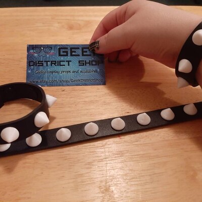 Bowsette Choker Bracelets Bowsette Choker Spiked Choker Spiked Bracelet ...