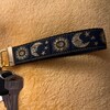 Sun and Moon Key Fob, With Brass Plated Hardware - Etsy