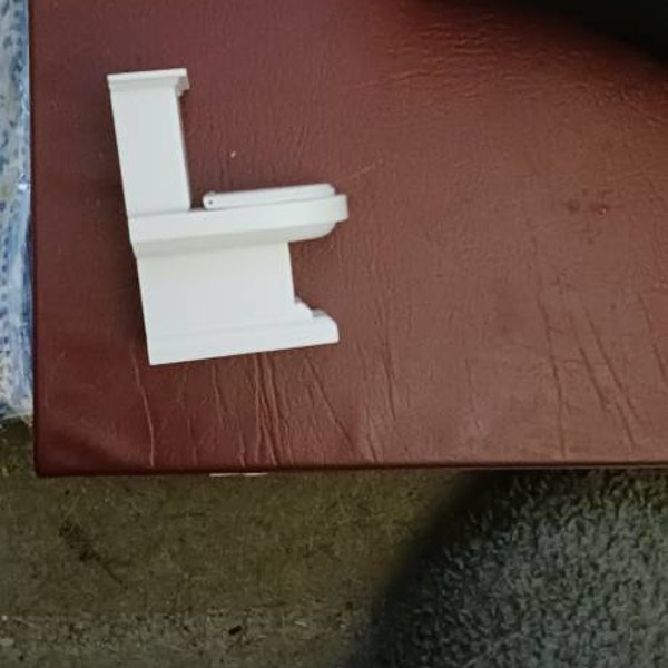 Dollhouse Miniature Toilet Dollhouse Bathroom Mini Toilet Dollhouse ...