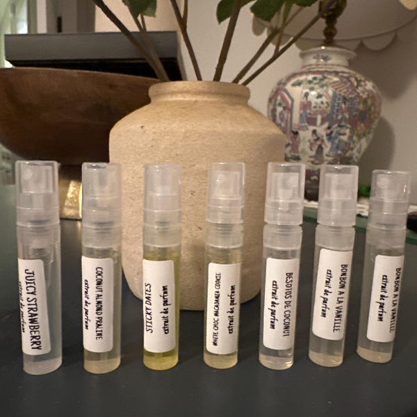 Perfume Samples - Perfume Discovery Set - Five Mini 3 Ml Perfumes ...