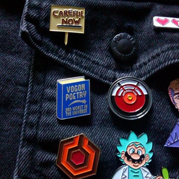 Vogon Poetry Enamel Pin Badge - Etsy