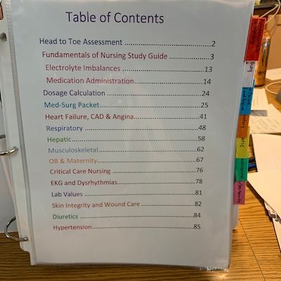 DIGITAL Complete Study Guide Bundle for Nursing Students Nursing Notes ...