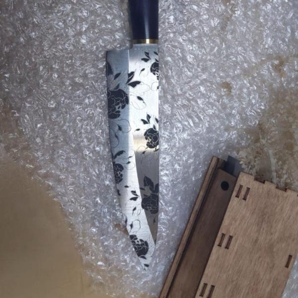 Handmade Chef Knife, Custom Kitchen Knife, Hand Forged Chefs Knife, - Etsy