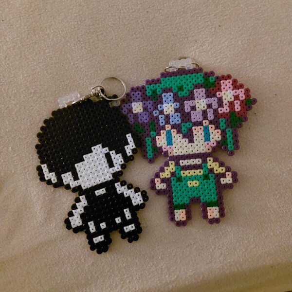 Omori (DREAM / HEADSPACE) Characters From Perler Beads, Perler Videogames, Aubrey, Kel, Hero ...