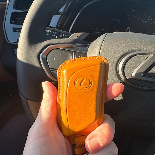 Toyota Land Cruiser Corolla Cross 2022 2023 Leather Key Case, Toyota ...