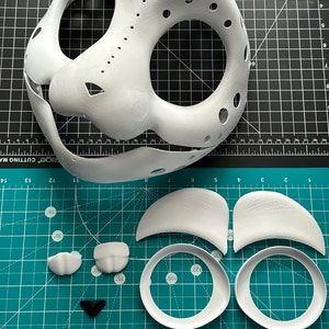 Canine Fox 3D Printed Fursuit Head Base Kit - Etsy