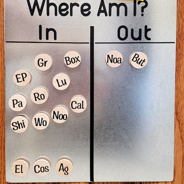 Magnetic Behavior Clip Chart Personalized Classroom Management Magnet ...