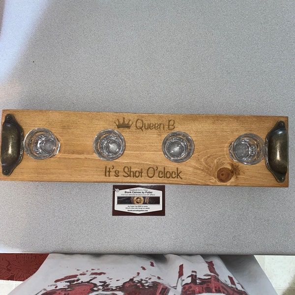 Shot Flight, Party Shot Tray, Personalized Shot Flight, Tequila Serving ...