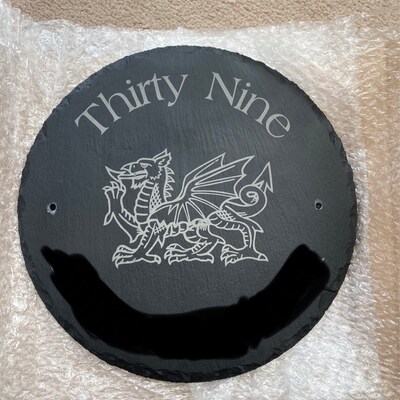 Welsh Dragon Outdoor House Home Sign Plaque - Etsy