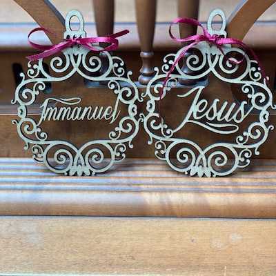 Personalized Christmas Bauble Custom Name Hanging Ornament Tree ...