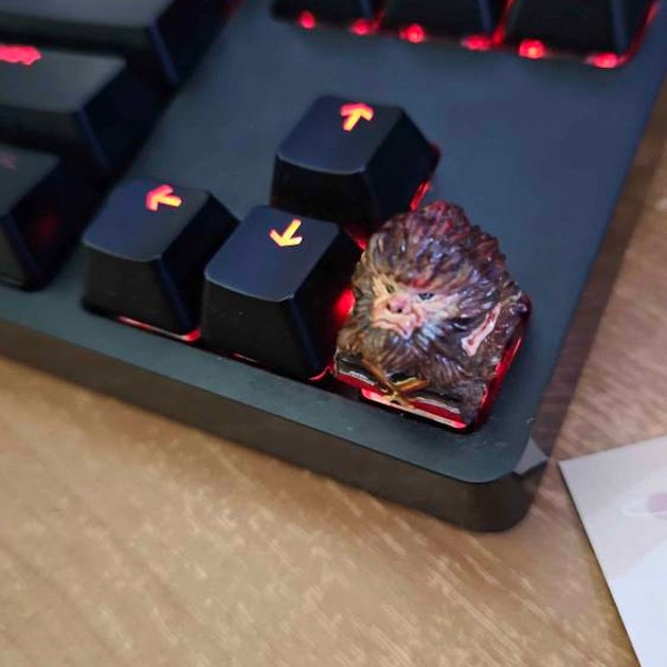 Wu.kong Black My.th Artisan Keycaps , Brown Game Keycaps Set, Monkey ...