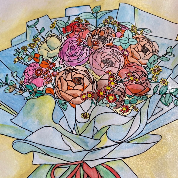 Wildflower SVG Frames, Split Monogram, Floral Frames Bundle, Hand-drawn ...