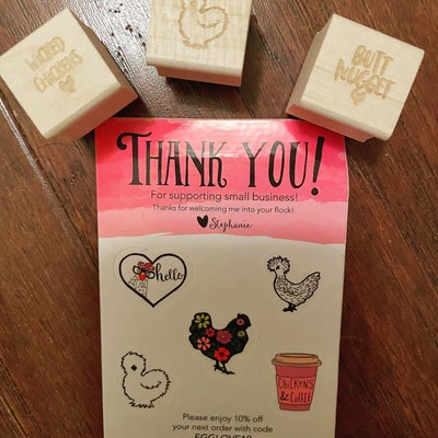 Mini Egg Stamp Silkie Chicken Egg Stamps Chickens Fresh Eggs Stamp ...