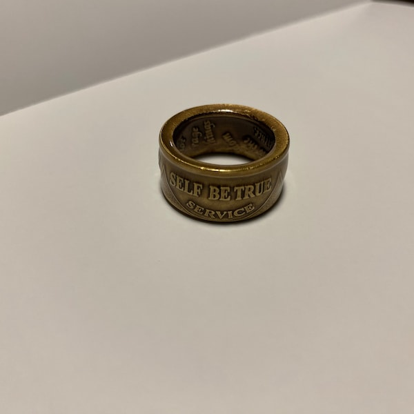 500-dollar Bill Silver Certificate Coin Ring. Handcrafted 1 Oz .999% ...