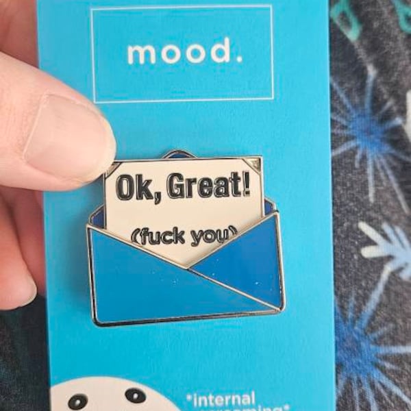 Mood Picker | Sliding Enamel Pin - Etsy
