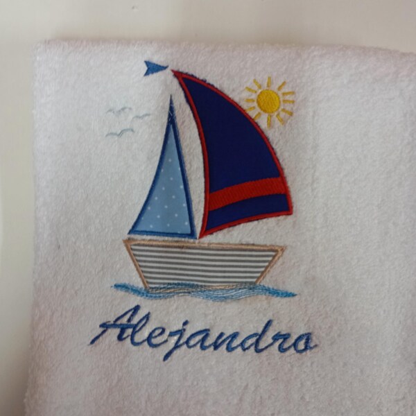 Boat Embroidery Designs - Sailboat Embroidery Design Machine Embroidery ...
