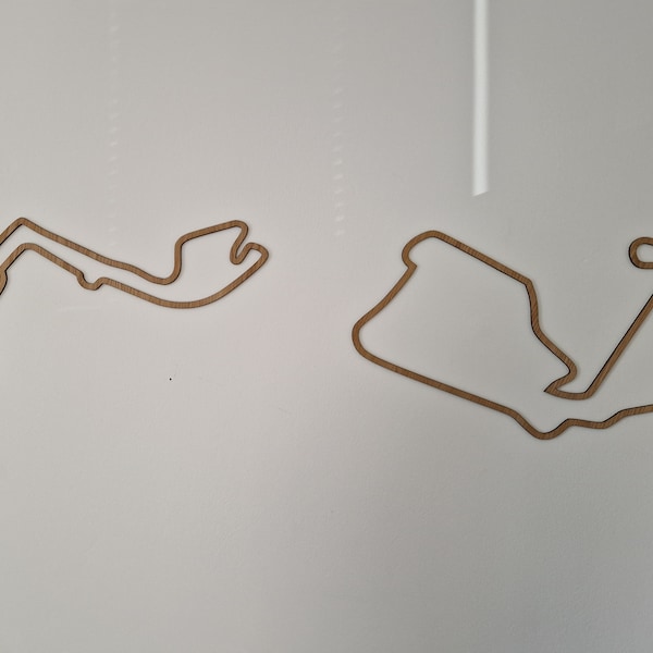 Monaco or Any Race Track Formula 1 in 3D Black Acrylic Motogp Wall Art ...