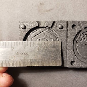 Custom 2 Sided COIN Logo Graphite Molds. - Etsy