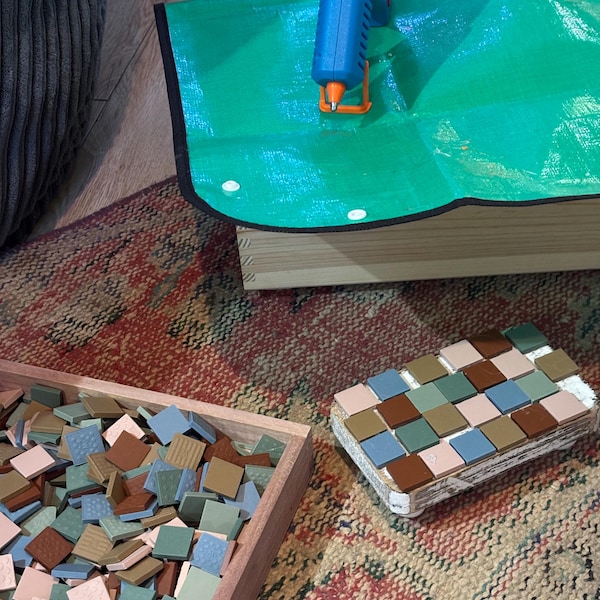 Mosaic-fix Mosaic Tile Adhesive 1kg. Extremely Strong. Used Inside or ...