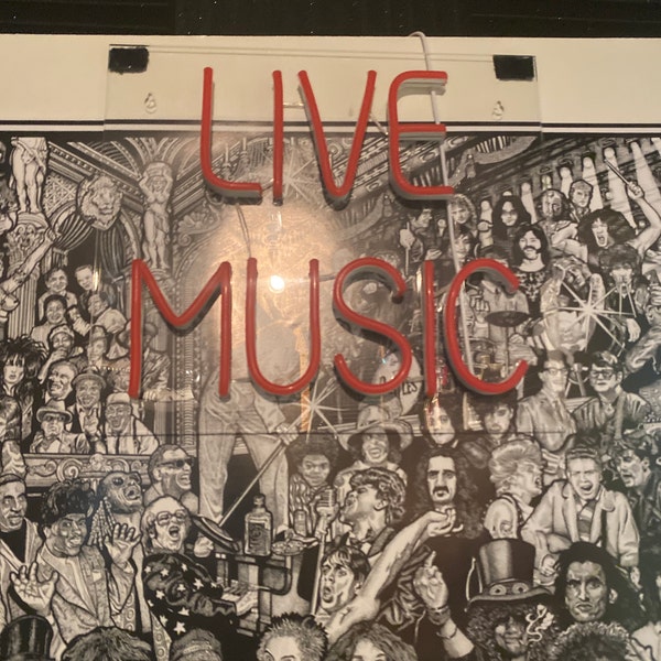 Live Music Bar Flex Silicone LED Neon Sign St16-fnu0071 - Etsy