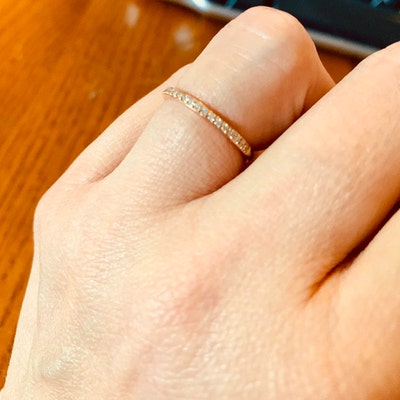 Simple Rose Gold Ring, Minimalist Ring, 2mm Rose Gold Ring for Women ...