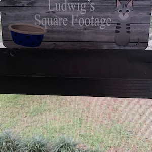 Personalized Cat Name Sign, Cat House Aluminum Door Sign, Gift for Cat ...