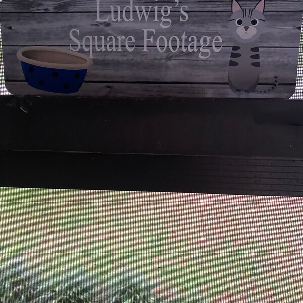 Personalized Cat Name Sign, Cat House Aluminum Door Sign, Gift for Cat ...