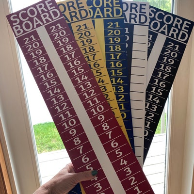 5 Pack Cornhole Scoreboard/score Keeper Sign/ Horseshoe Score/ Score ...