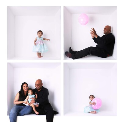 White Photo Box Grid 9 Box Template, Photoshop Template, in the Box ...