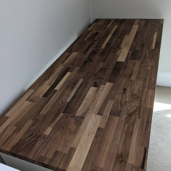 Butcher Block Walnut Desk, Island, Bar, Walnut Counter Top /desk or ...