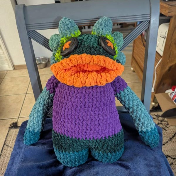 PATTERN Swamp Monster Crochet Pattern - Etsy