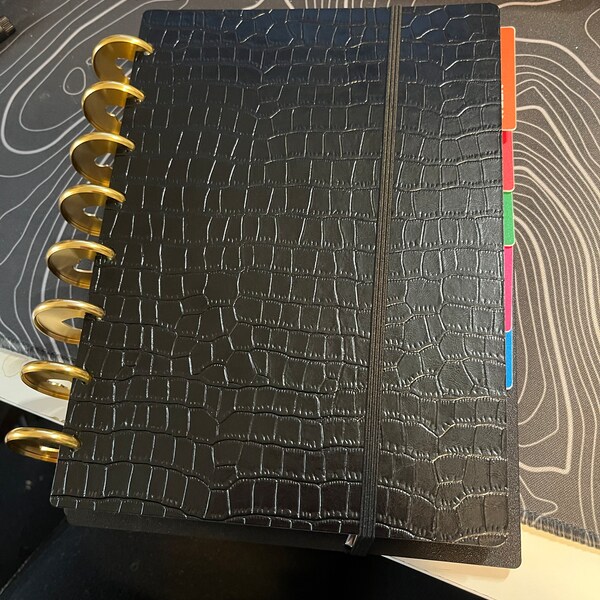 Vegan Leather Discbound Cover - Etsy