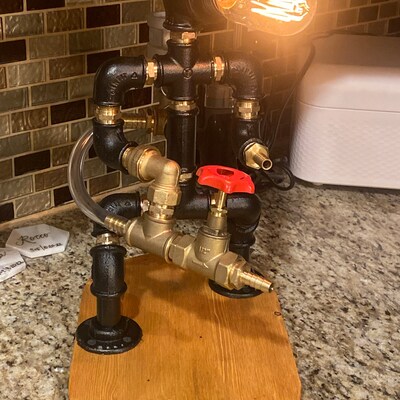Father's Day Gift ,steampunk Fireman Pipe Robot Night Lamp, Liquor ...