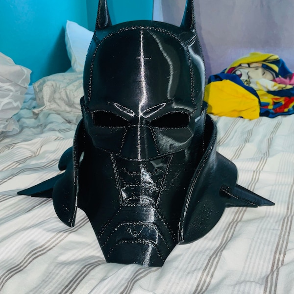 Robert Battinson FLEXIBLE Bat Cowl 2021/2022 Screen Accurate DIY ...