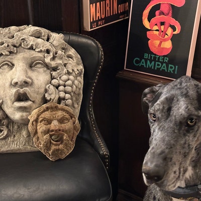 Classic Green Man Wall Hanging/sconce Greenman-fantasy Art-face Plaque ...