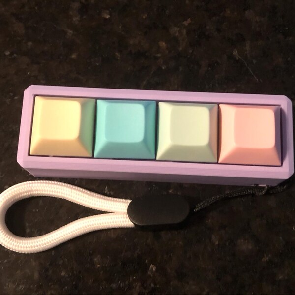 Mechanical Switch Clicky Fidget White Th W/ Strap Keyboard Switch, ASMR ...