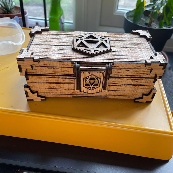 RPG Dnd Dice Box. Laser Cut Files for Dnd Dice, Miniature & Card ...