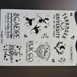 ACOTAR Bookish Sticker Sheet A Court of Thorns and Roses Waterproof ...