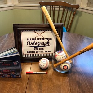 PRINTABLE 8 X 10 Baseball Themed Drink Signs - "rookie & Old Timers" - Etsy