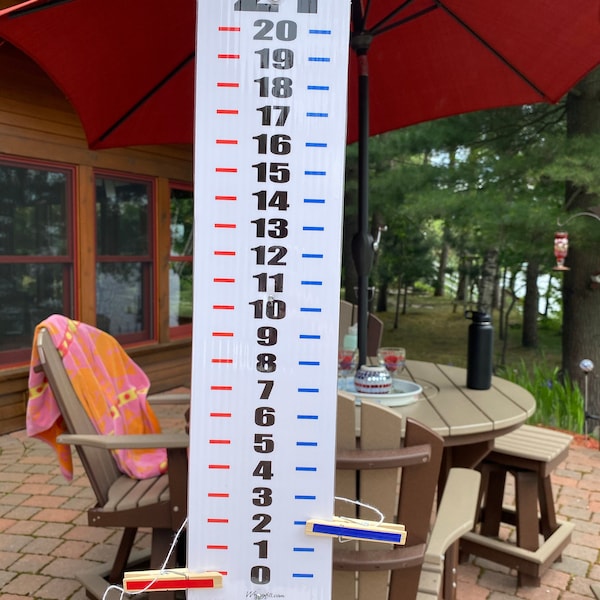 Handmade Cornhole Scoreboard: Easy Read Numbers, Water Resistant - Etsy