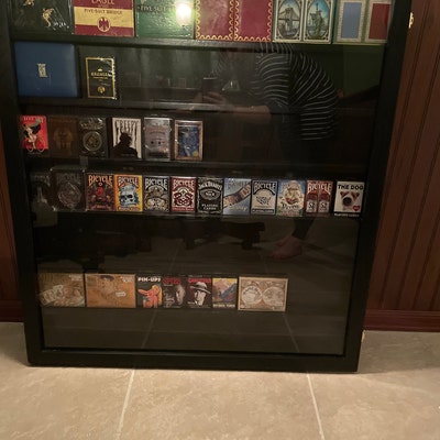 Card Deck Display Case for Decks of Cards/playing Card Deck Display ...