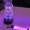 Futuristic LED Keychain & Necklace Accessories Multi Color Illumination ...