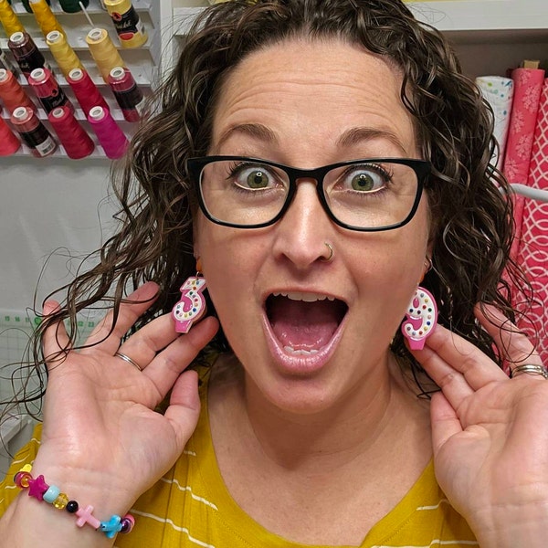 Cardigan / Taylor Swiftie Folklore Fan Art Polymer Clay Earrings - Etsy